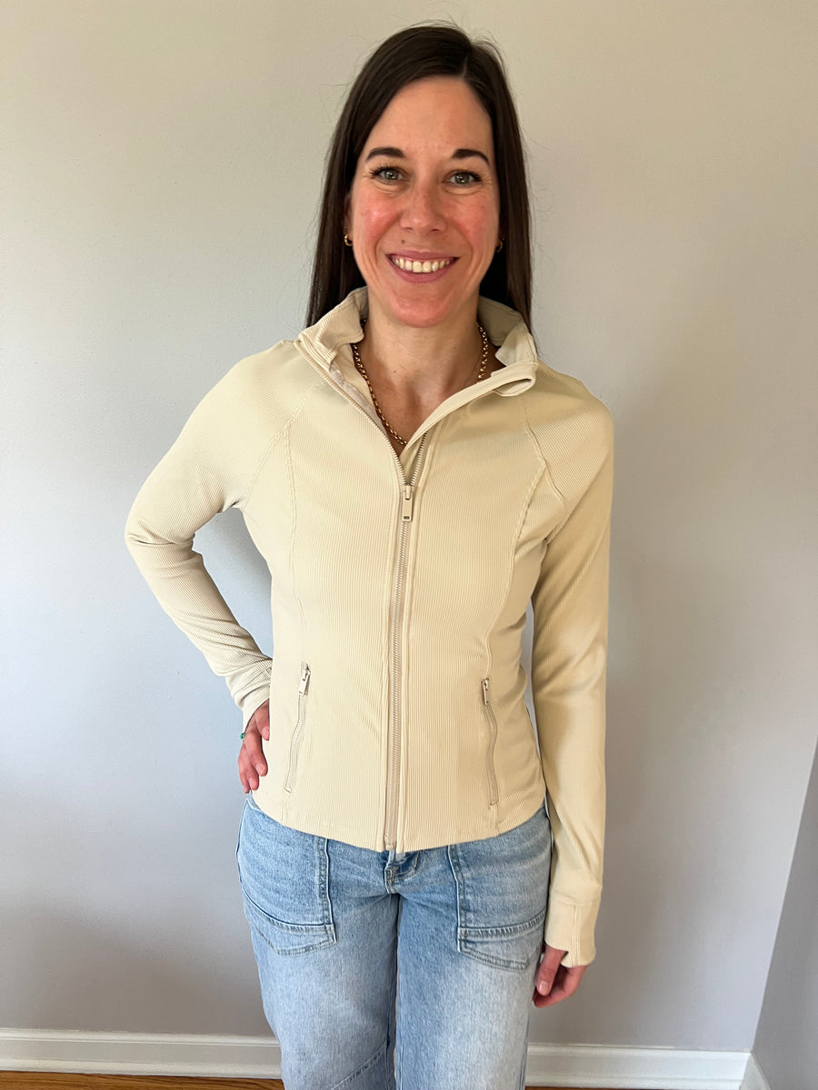 Nylon Rib Active Jacket – Kasey's Closet - A Kasey Collings Company