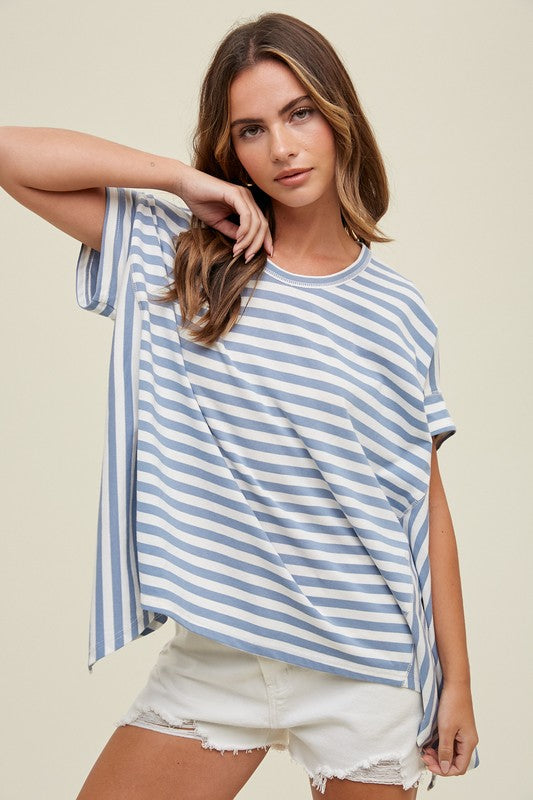 Oversized Striped Batwing Top - 2 colors! – Kasey's Closet - A Kasey ...